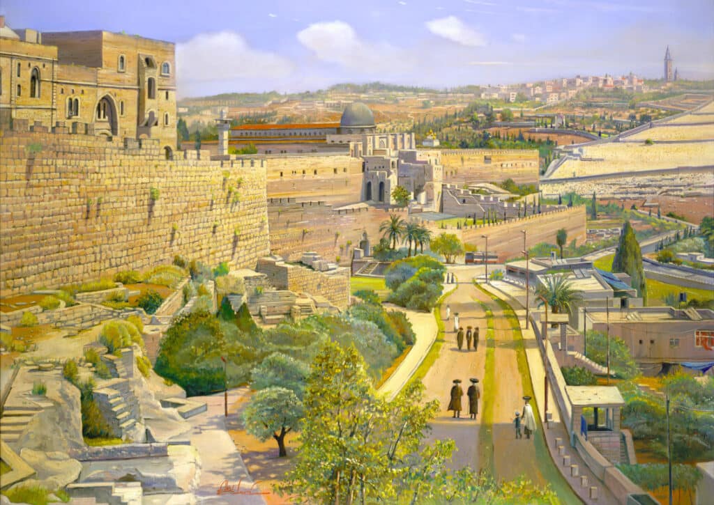 Jerusalem View Painting