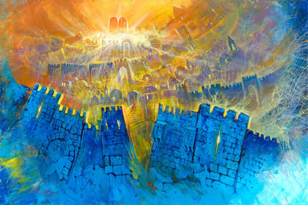 Colorful Jerusalem: Abstract Art at its Finest!