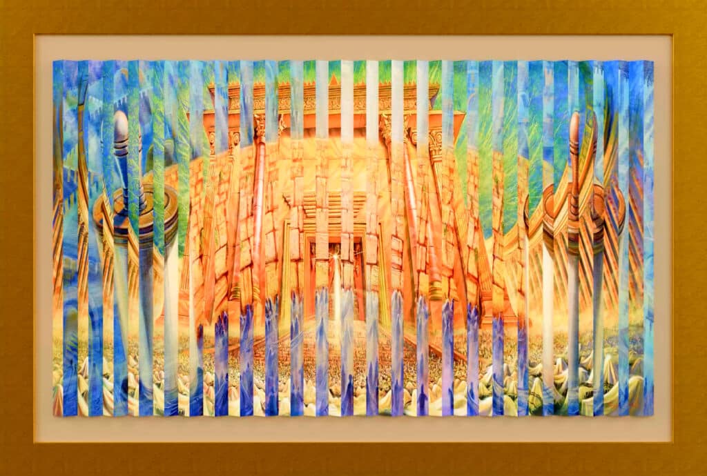 3D Lenticular Art - Eternal Rebirth of the Kotel and New Temple Vision
