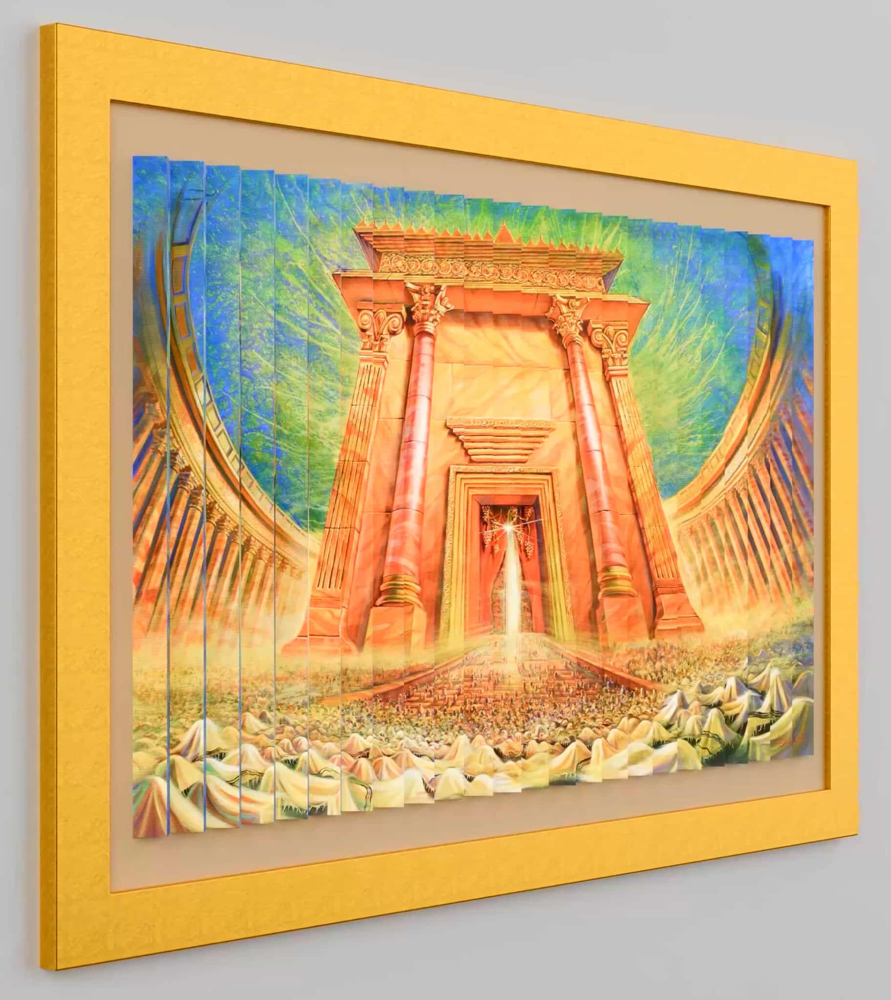 3D Lenticular Art - Eternal Rebirth of the Kotel and New Temple Vision