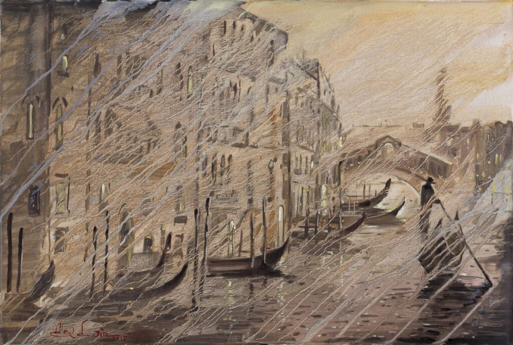 Original Oil Painting: Grieg - Piano Concerto in A minor - Alex Levin