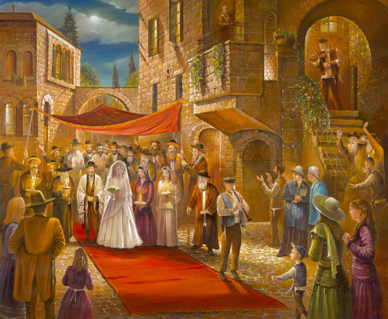 A Joyous Celebration: Exploring Jewish Wedding Paintings - Alex Levin