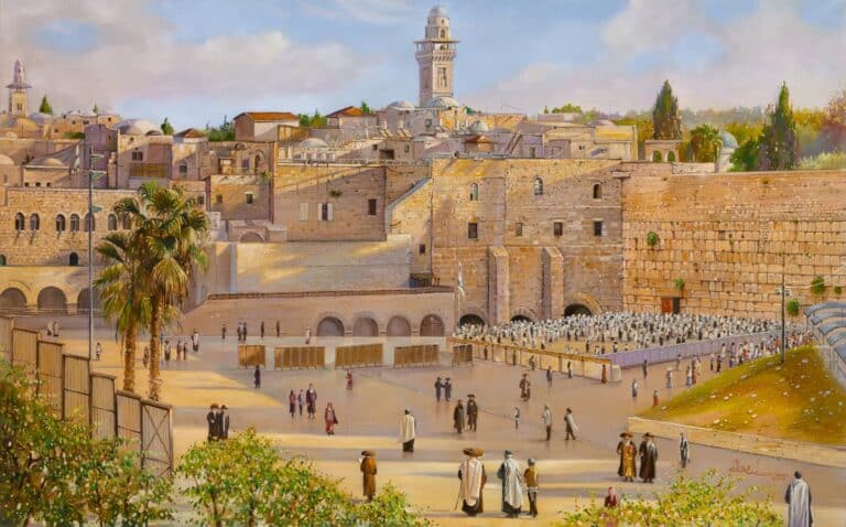 Jerusalem Painting | Jerusalem Wall Art | Jerusalem Wall Decor