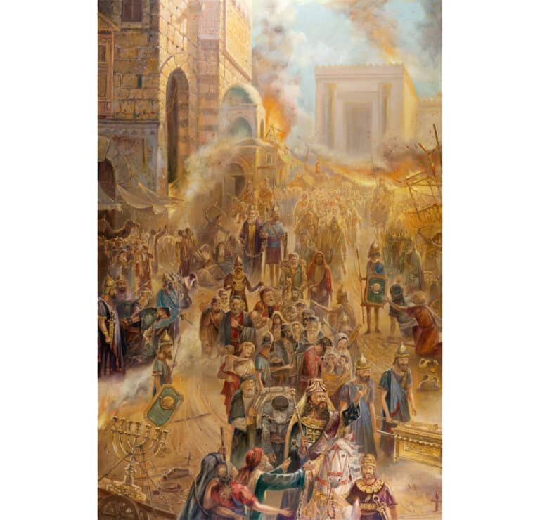 Jewish Painting: The Exodus and the Babylonian Exile of Israel by Alex ...