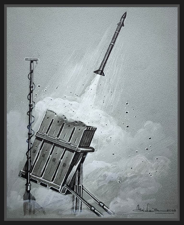 Jewish Painting: Reliability in the Sky - The Israeli Missile Shield by ...