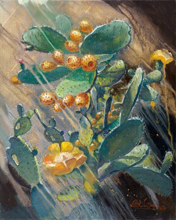 Original Oil Painting: The battle for the Golan Heights by Alex Levin