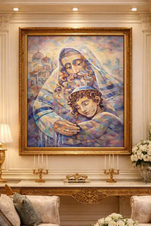 Jewish Tradition Painting - Unique Collectible Artwork